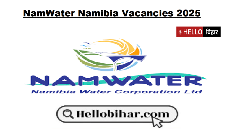 NamWater Namibia Vacancies 2025 Apply for 01 Active Jobs » Hello Bihar